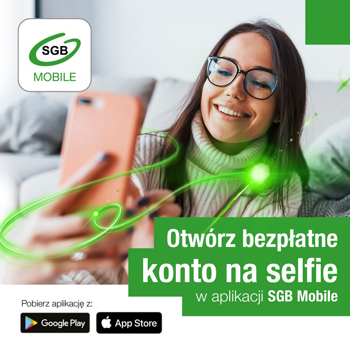 Konto na selfie – nowa funkcja w aplikacji SGB Mobile - Spółdzielcza Grupa Bankowa